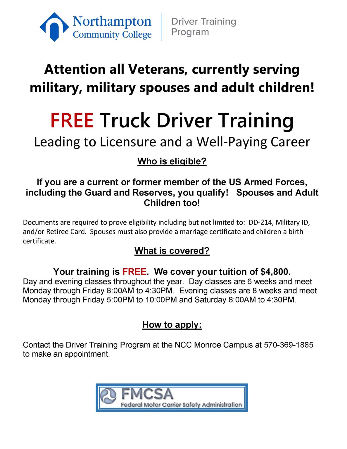 FREE Truck Driving Training Available for Veterans, Current Military ...